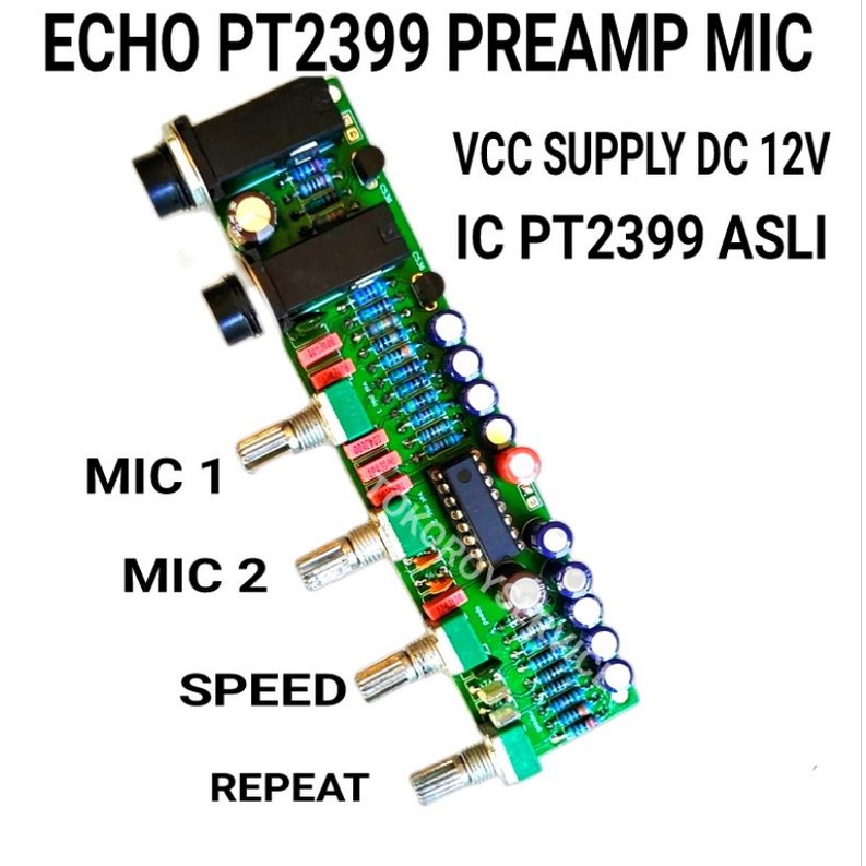 Jual Echo pt299 Plus PreAmp mic 2mic baca deskripsi | Shopee Indonesia