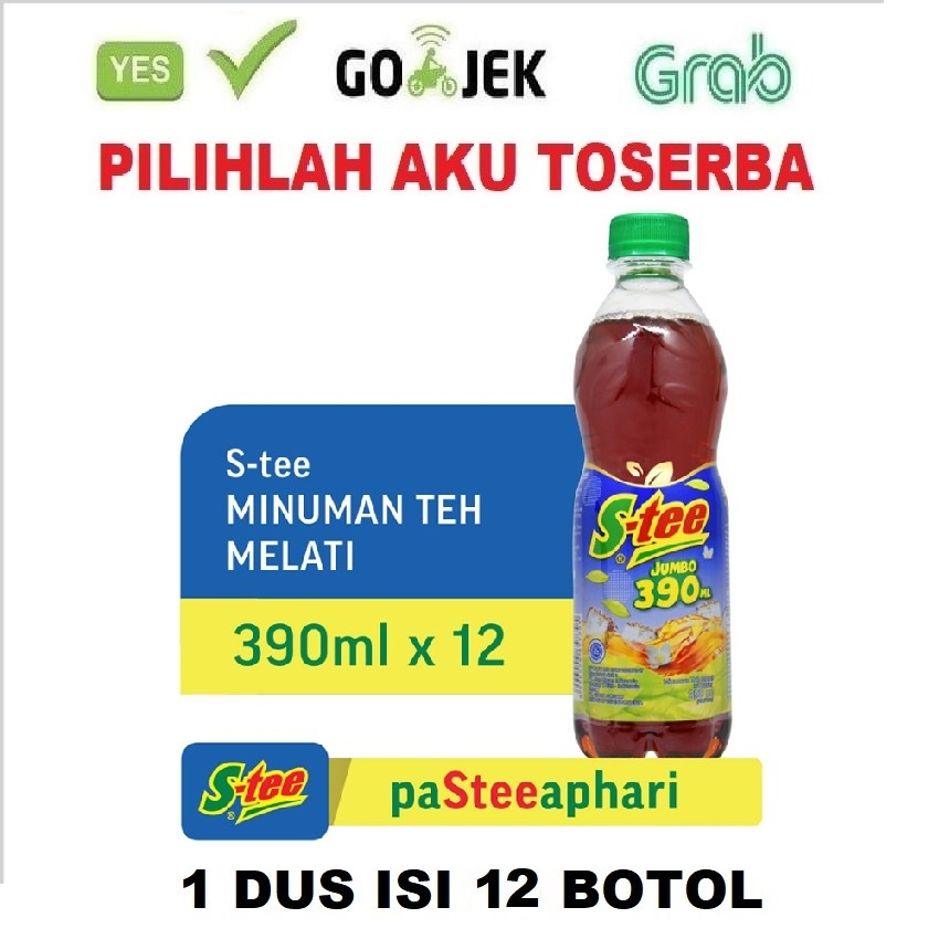 Jual S-tee / Stee Botol PET 390 ml - ( HARGA 1 DUS ISI 12 pcs ...