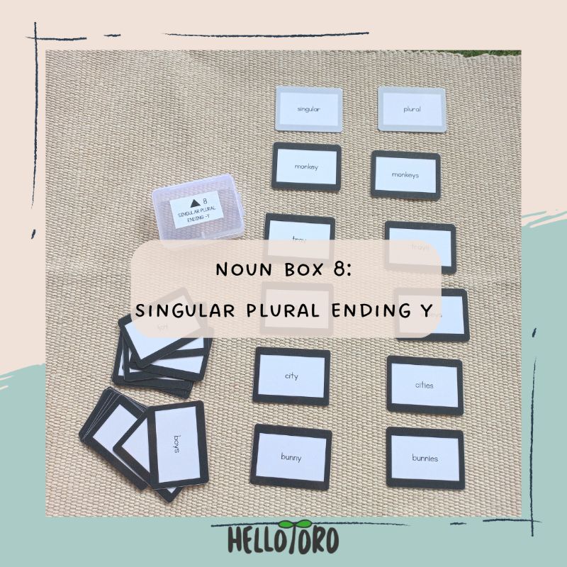 Jual Montessori Grammar Boxes Noun | Shopee Indonesia