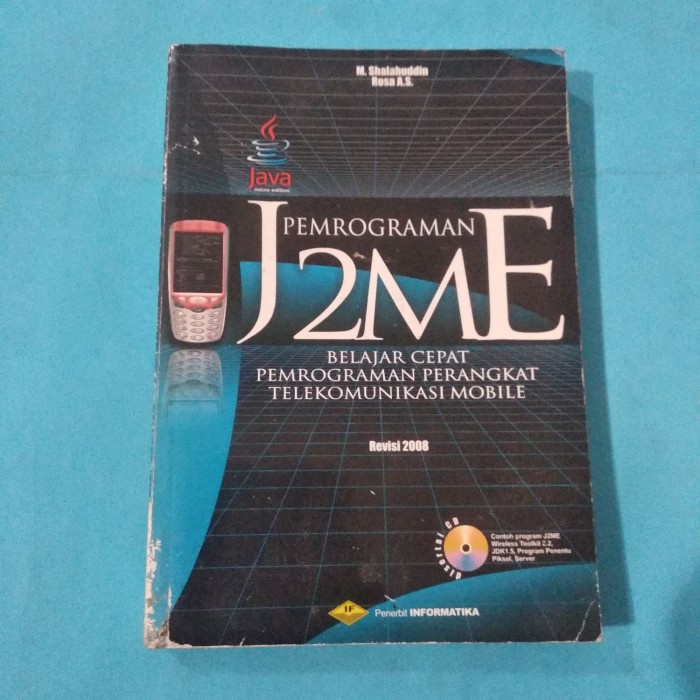 Jual Buku pemrograman J2ME belajar cepat pemrograman perangkat ...