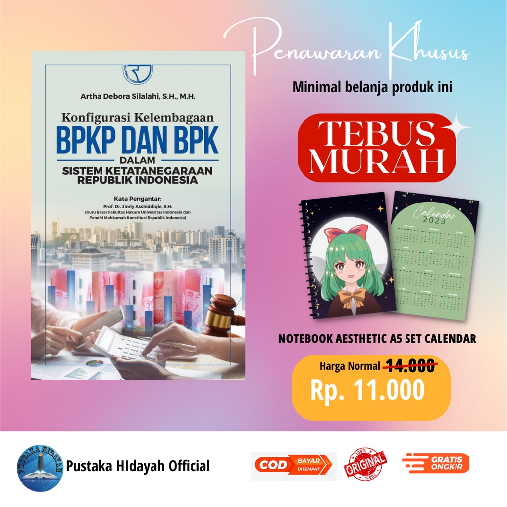 Jual Buku Konfigurasi Kelembagaan Bpkp Dan Bpk Dalam Sistem Ketatanegaraan Republik Indonesia 
