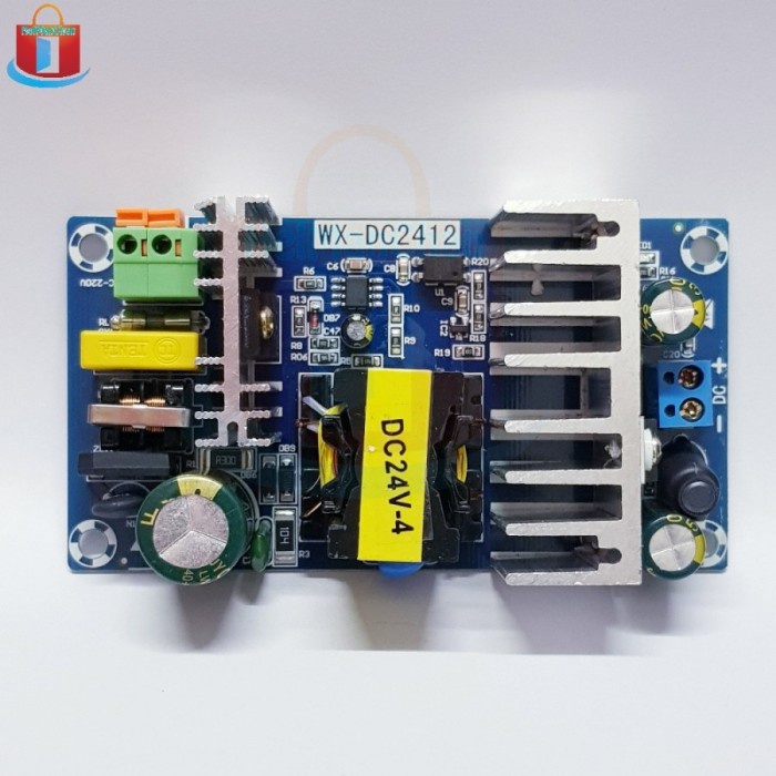 Jual Modul High Power Supply Switching Module WX-DC2412 AC DC 24V 4A ...