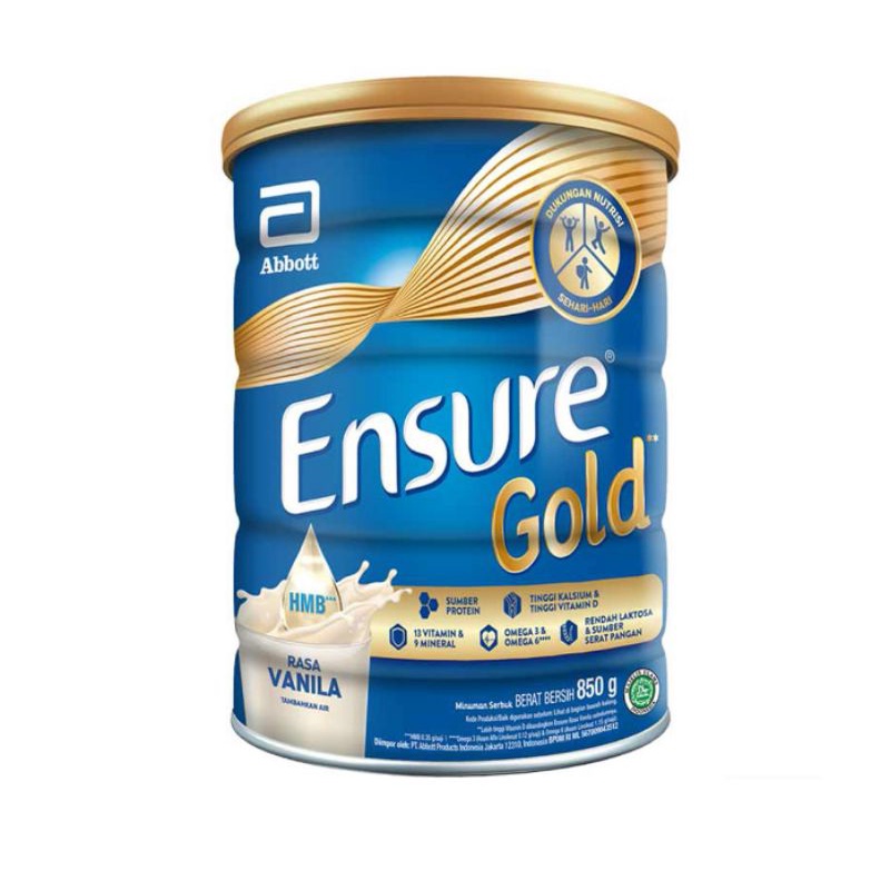 Jual SUSU ENSURE 850 GRAM +BONUS BUBLE PLUS PAKING DUS | Shopee Indonesia