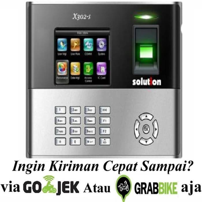 Jual Absensi Mesin Absen / Access Door Fingerprint Solution X302S ...