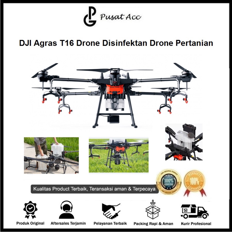 Jual DJI Agras T16 Drone Disinfektan / Drone Pertanian / Drone Siram Pupuk | Shopee Indonesia