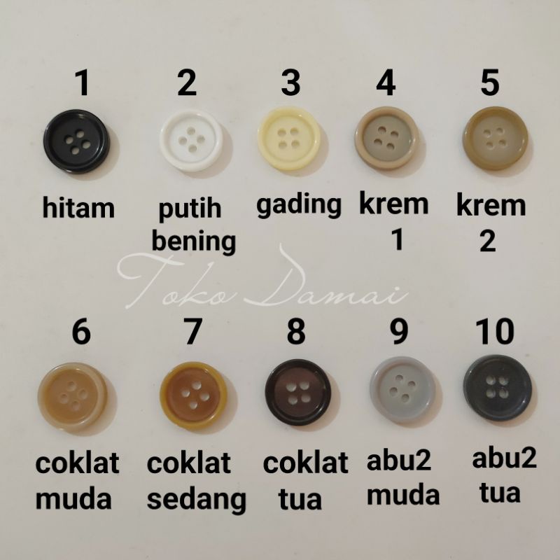 Jual Kancing Jas SCV-10 ukuran 1,5 cm [ 1 Lusin=12 pcs ] | Shopee Indonesia