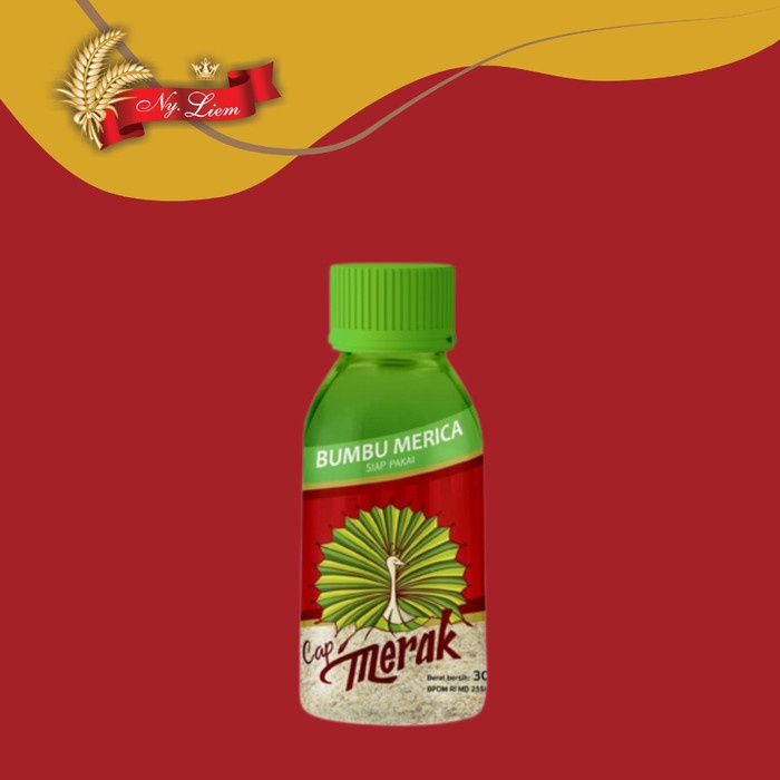 Jual Cap MERAK Merica / Lada Putih Bubuk 30 gram | Shopee Indonesia