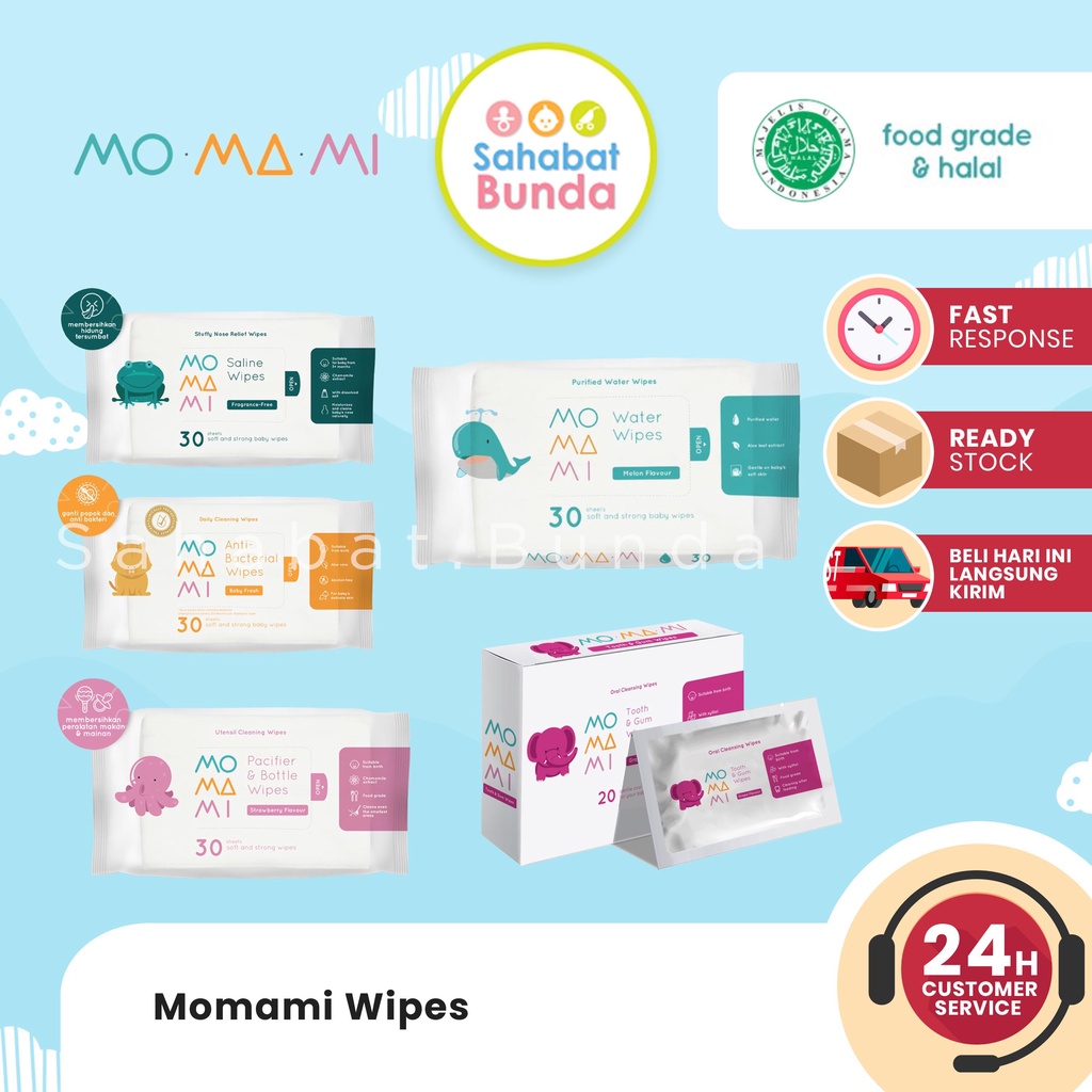 Jual MOMAMI Wipes Tissue Basah Anak Bayi | Shopee Indonesia