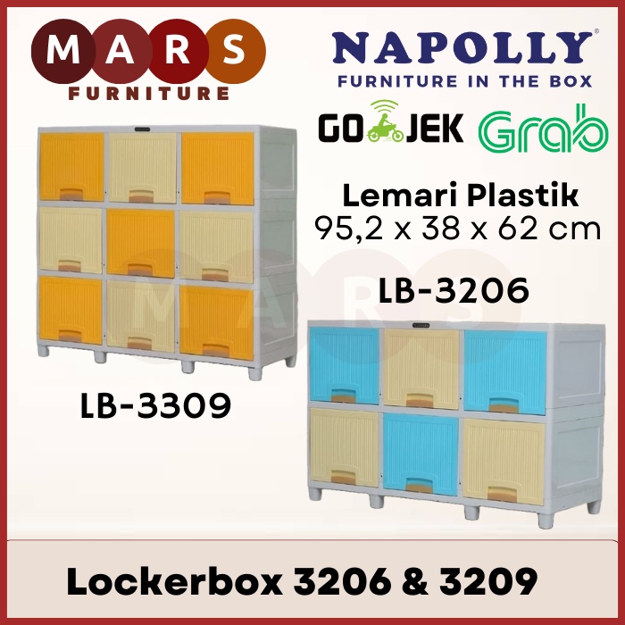 Jual Laci / Loker Container Storage Box / Serbaguna / LB-3309 / LB-3206 ...