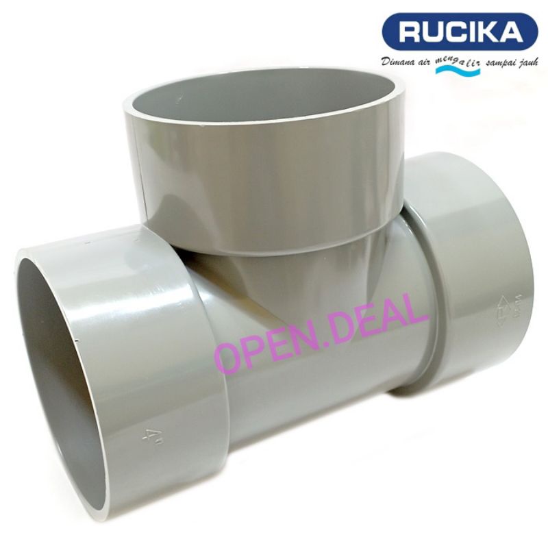 Jual Tee D 4" RUCIKA / T 4 inch D PVC / Leter T 4 in D / RUCIKA Tee ...