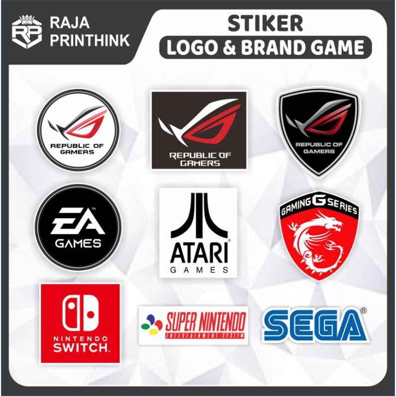 Jual Sticker Stiker Game Keren Tahan Air Waterproof (Satuan) | Shopee ...