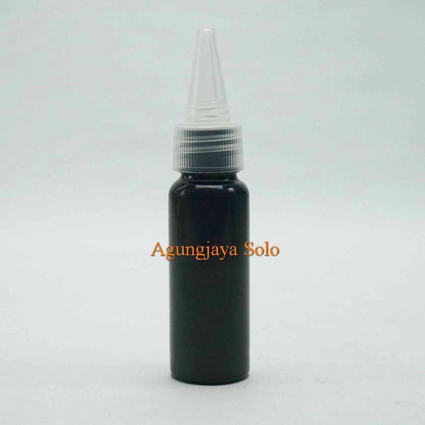 Jual Botol 20 ml Pet Br Hitam Tutup Kerucut Neck 18 / Botol Pet BR ...