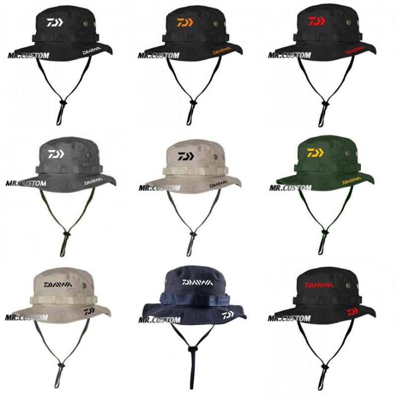 Jual Topi Mancing DAIWA - Fishing Hat Daiwa - Topi Rimba Outdoor Dewasa ...