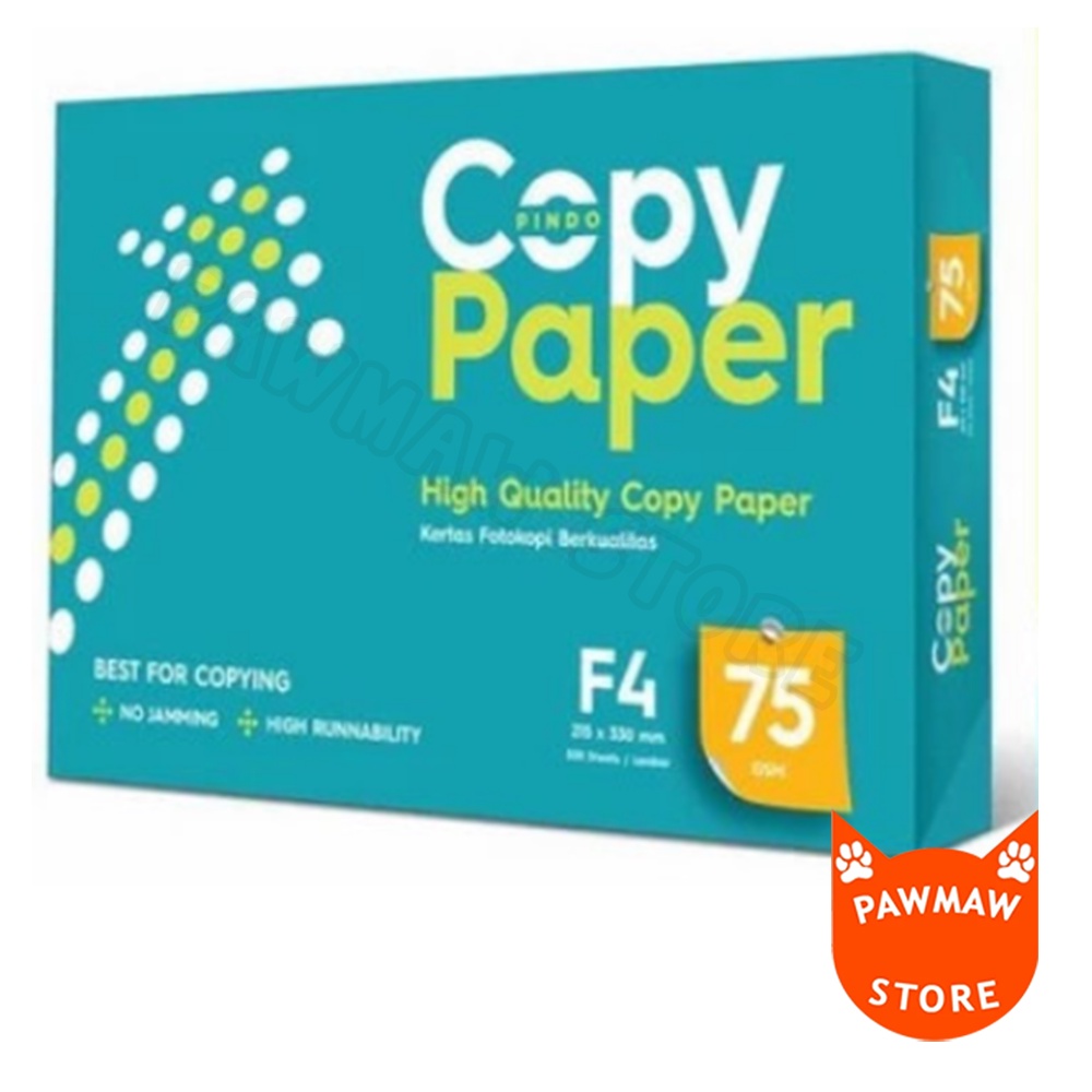 Jual Kertas HVS Copy Paper F4 75 Gram + Packing Bubble Wrap ( RIM ...