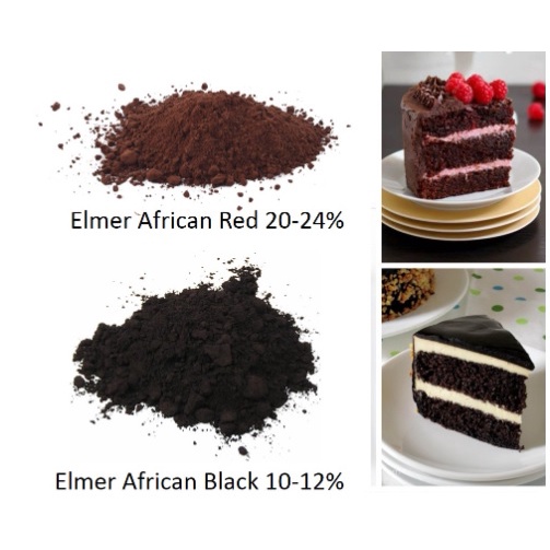 Jual ELMER COKLAT BUBUK COCOA POWDER RED AFRICAN DAN BLACK AFRICAN ...