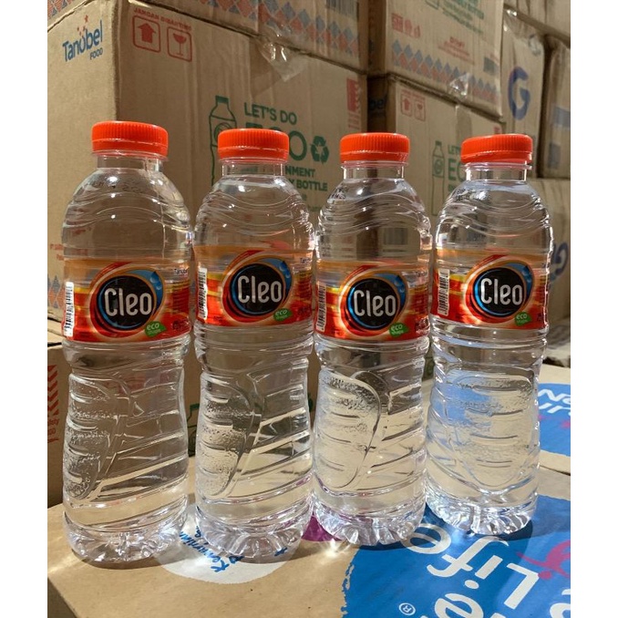 Jual Cleo 330 ml 1 dus isi 24 botol / air minum / air mineral / air putih | Shopee Indonesia