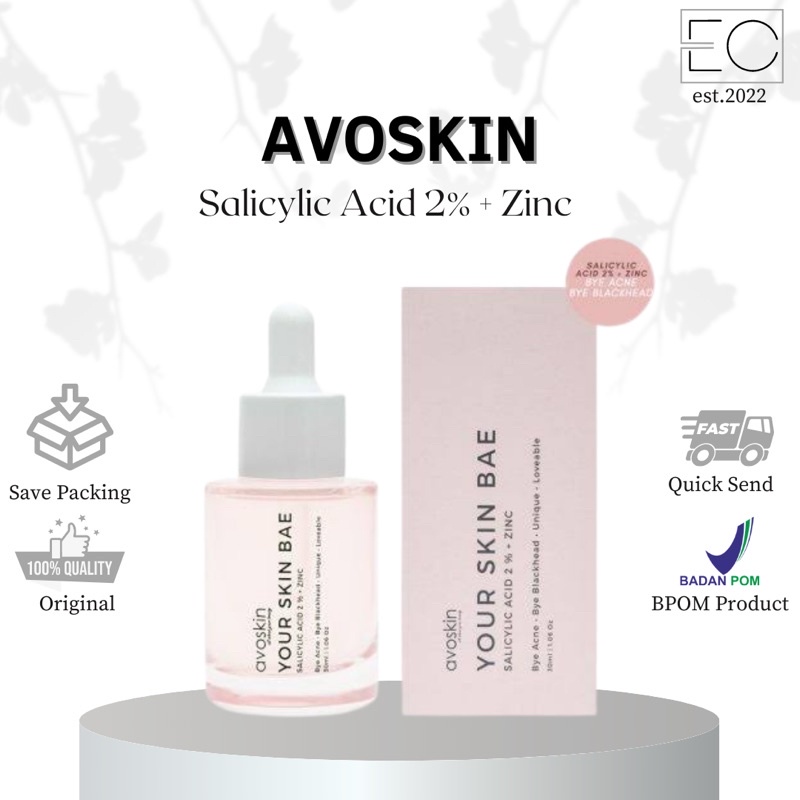 Jual Avoskin YOUR SKIN BAE SERIES SALICYLIC ACID 2% + ZINC ANTI ACNE ...