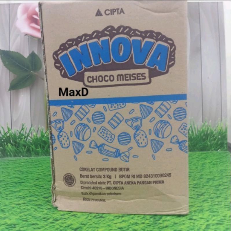 Jual Meses Cokelat Innova Biru Repack 250 gr | Shopee Indonesia