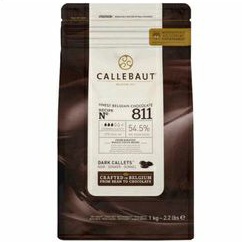 Jual Callebaut Dark Couverture Chocolate 54.5% Callets 1 Kg | Shopee ...