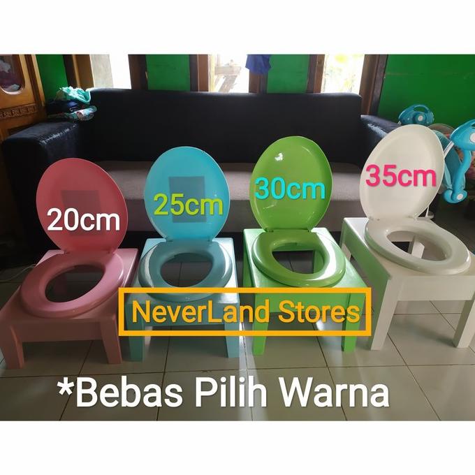 Jual Kursi Toilet Wc Duduk Portable Warna Tinggi 20cm | Shopee Indonesia