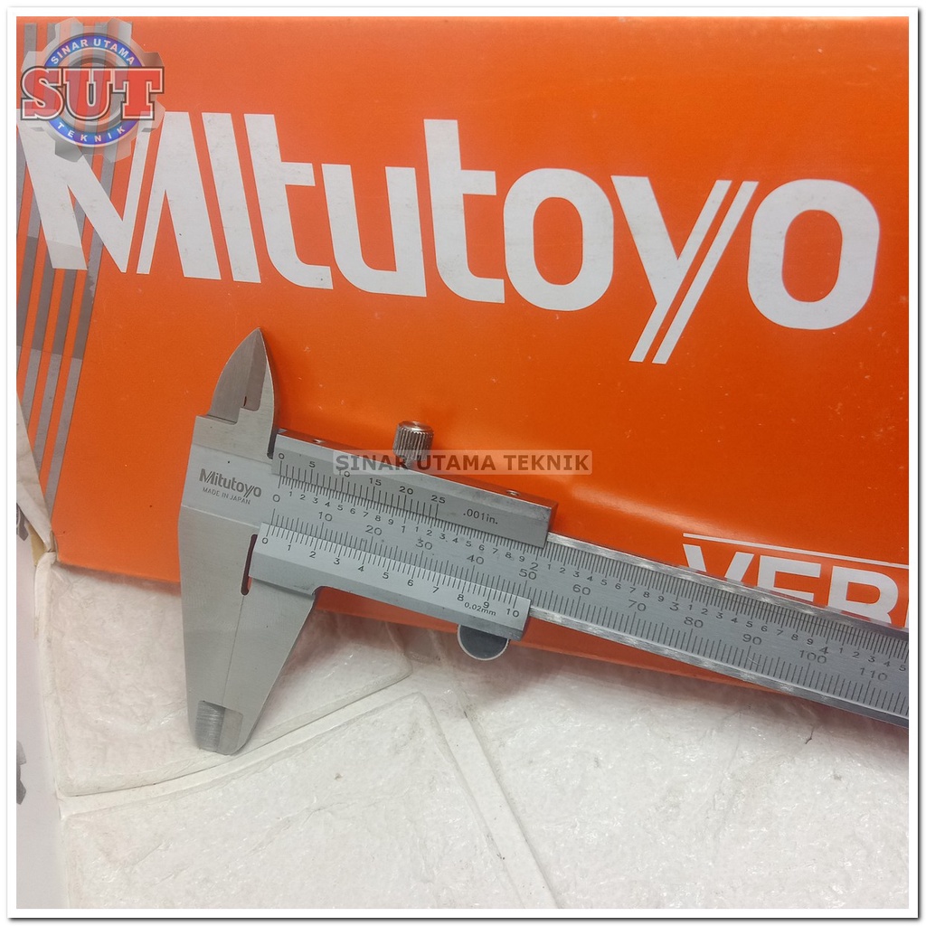 Jual Vernier Caliper Mitutoyo 200 mm Sigmat Manual 8 Jangka Sorong 8 inchi | Shopee Indonesia