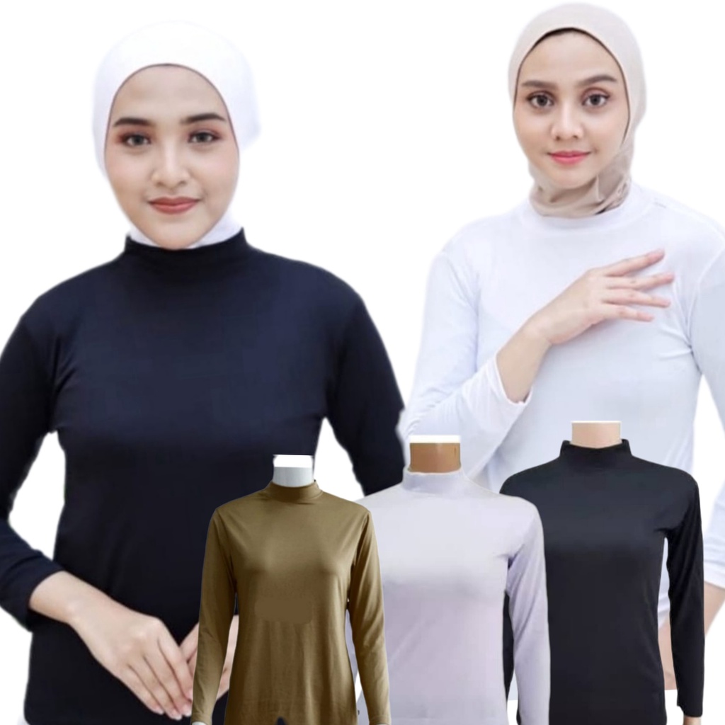 Jual Manset Spandek Baju Wanita Lengan Panjang Standar Dan Jumbo ...