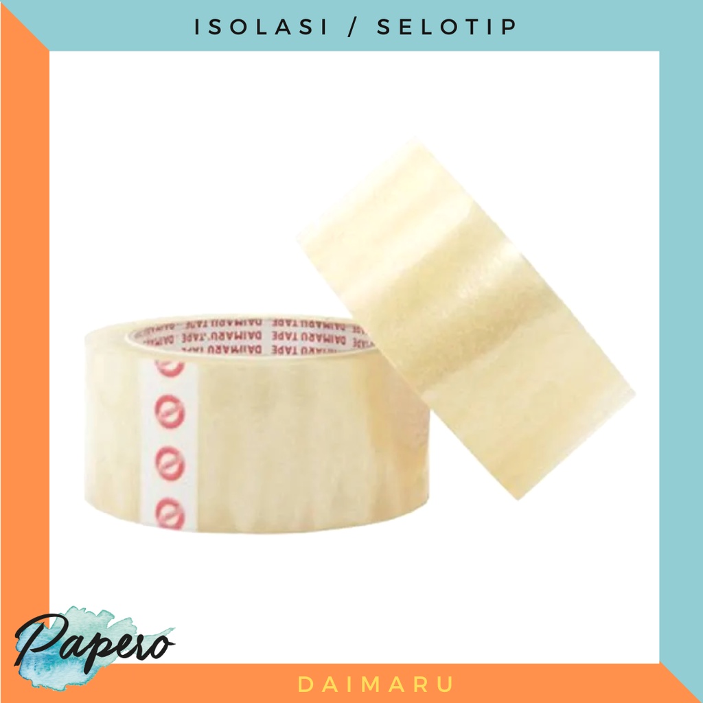 Jual Lakban / Isolasi / Selotip Daimaru 2 inch / 48 mm x 72 yard ...