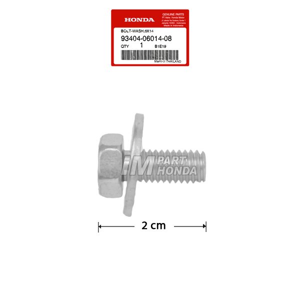 Jual 93404-0601408 Baut 10 Plus Ring Panjang 2 Cm Bolt Washer 6X14 ...