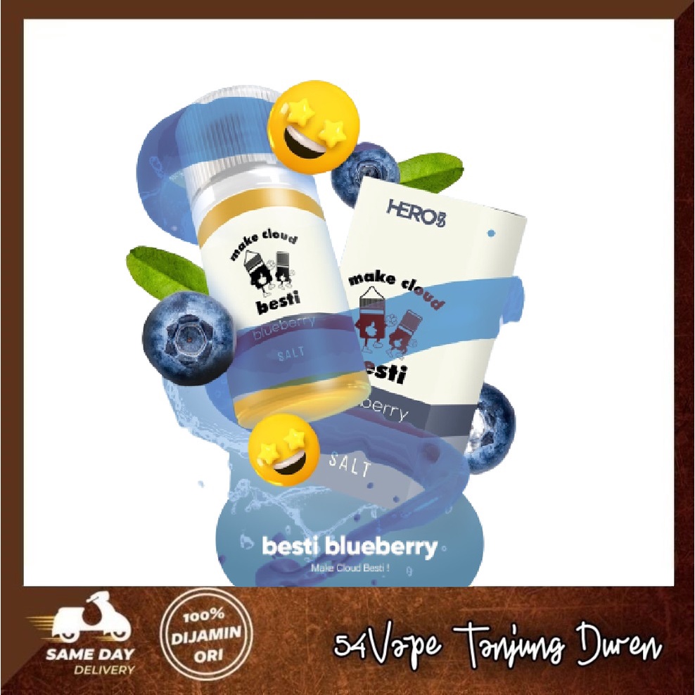 Jual BESTI BLUEBERRY SALT NIC 30ML | Shopee Indonesia