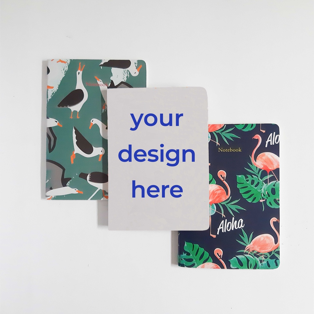 Jual Custom Notebook A5 Satuan - Custom notebook dotted, notebook grid ...