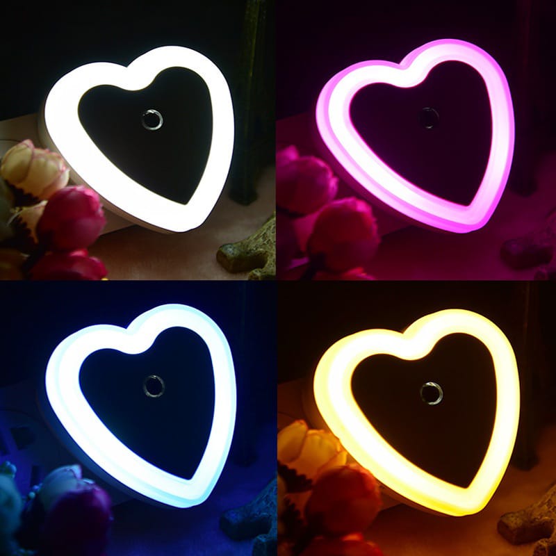 Jual Lampu Tidur LOVE LED Sensor Otomatis Night Lampu Led Kotak Mini ...