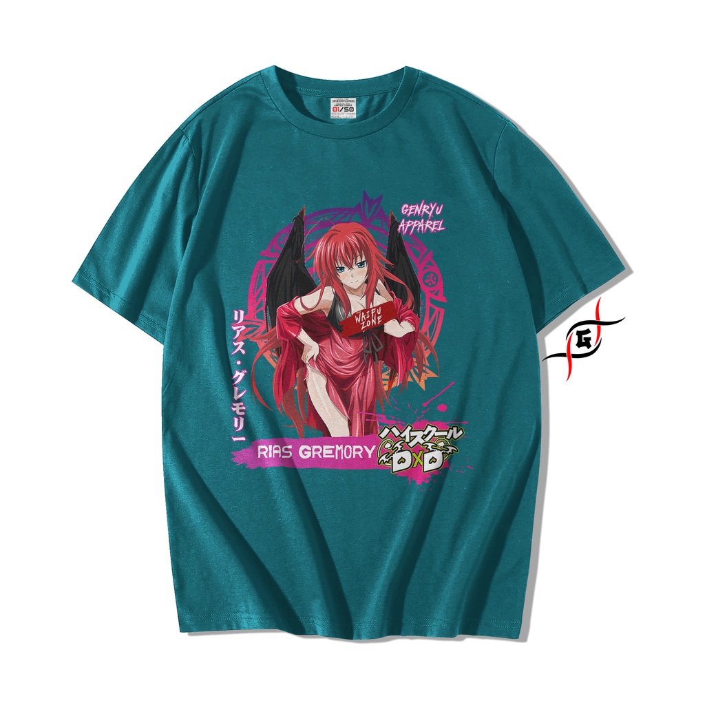 Jual GENRYU Rias Gremory Waifu Zone Anime Highschool DXD Baju Kaos T ...
