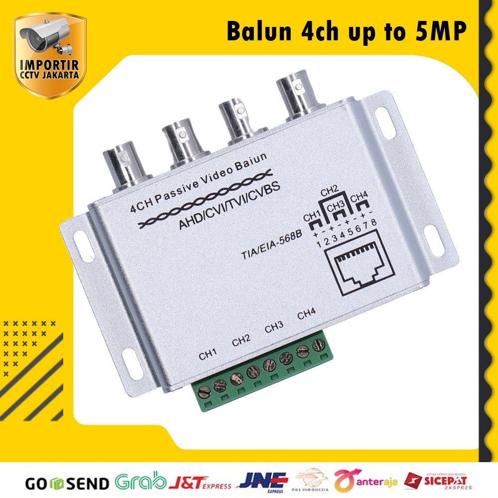 Jual VIDEO BALUN 4CH UP TO 5MP | Shopee Indonesia
