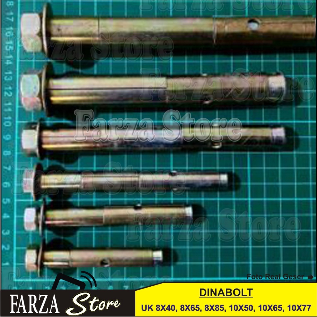 Jual BAUT DYNABOLT UKURAN DI VARIAN / BAUT TEMBOK / DINABOLT MURAH ...