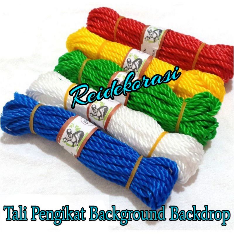 Jual Tali Pengikat Backdrop Background Tali Tambang 5 Meter. | Shopee ...