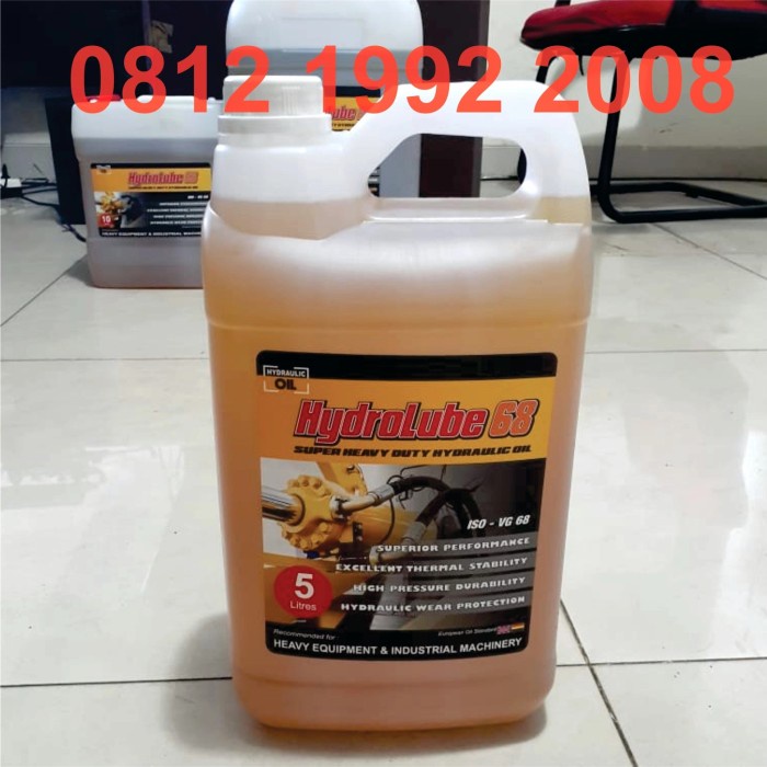 Jual HYDROLUBE HYDRAULIC OIL OLI HIDROLIK 5 LITER | Shopee Indonesia