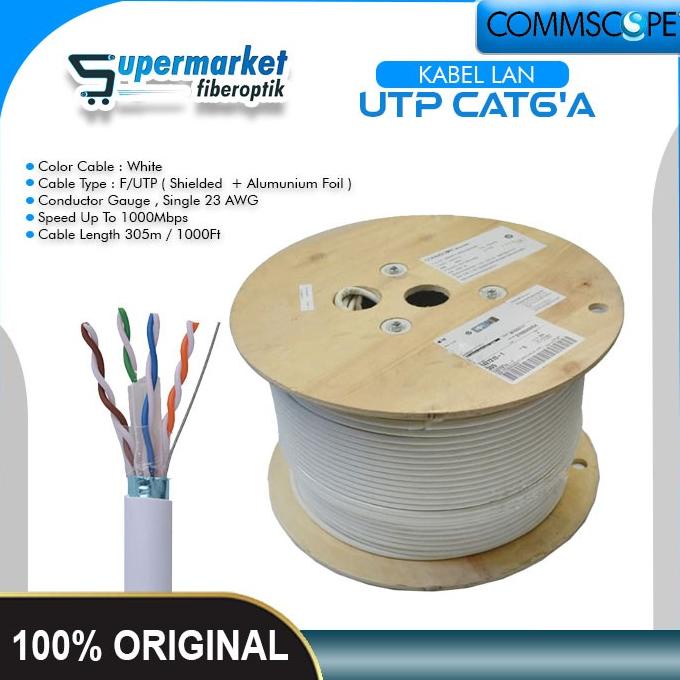 Jual Kabel LAN Commscope FTP STP UTP CAT6A Kabel LAN AMP CAT 6A AMP ...