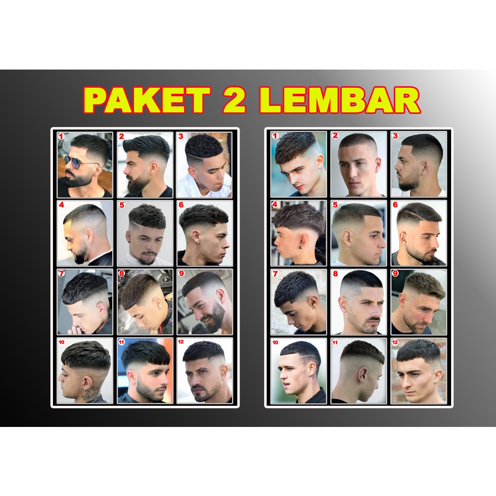 Jual Poster Barbershop/Poster Pangkas Rambut / Poster Salon Kecantikan ...