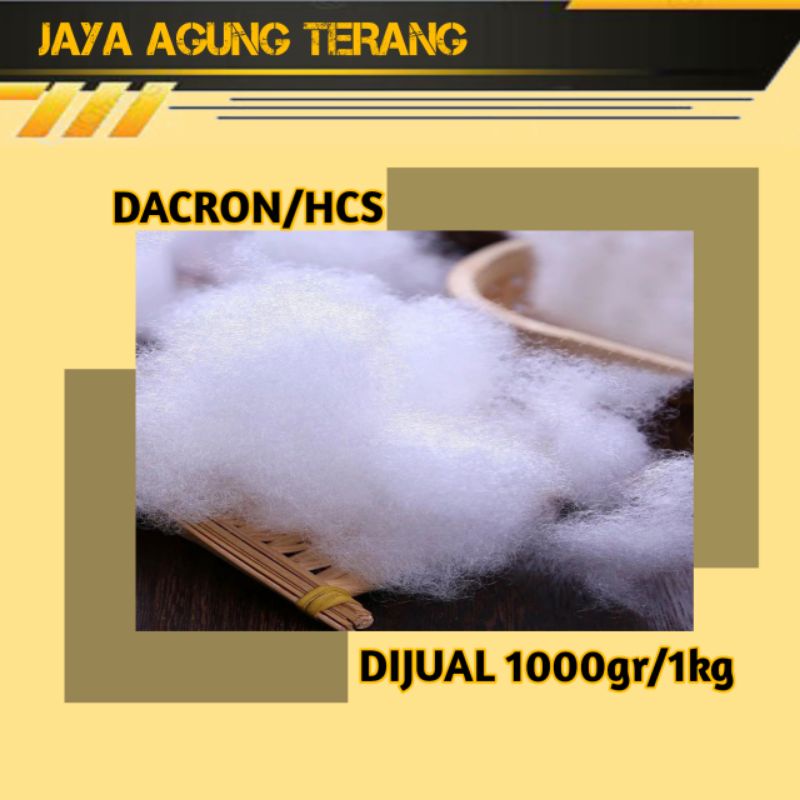 Jual DACRON/KAPUK SINTETIS/HCS[Great A] per 1 KG(1000 gram) | Shopee ...