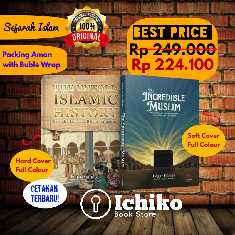 Jual PAKET The Incredible Muslim dan The Untold Islamic History by ...