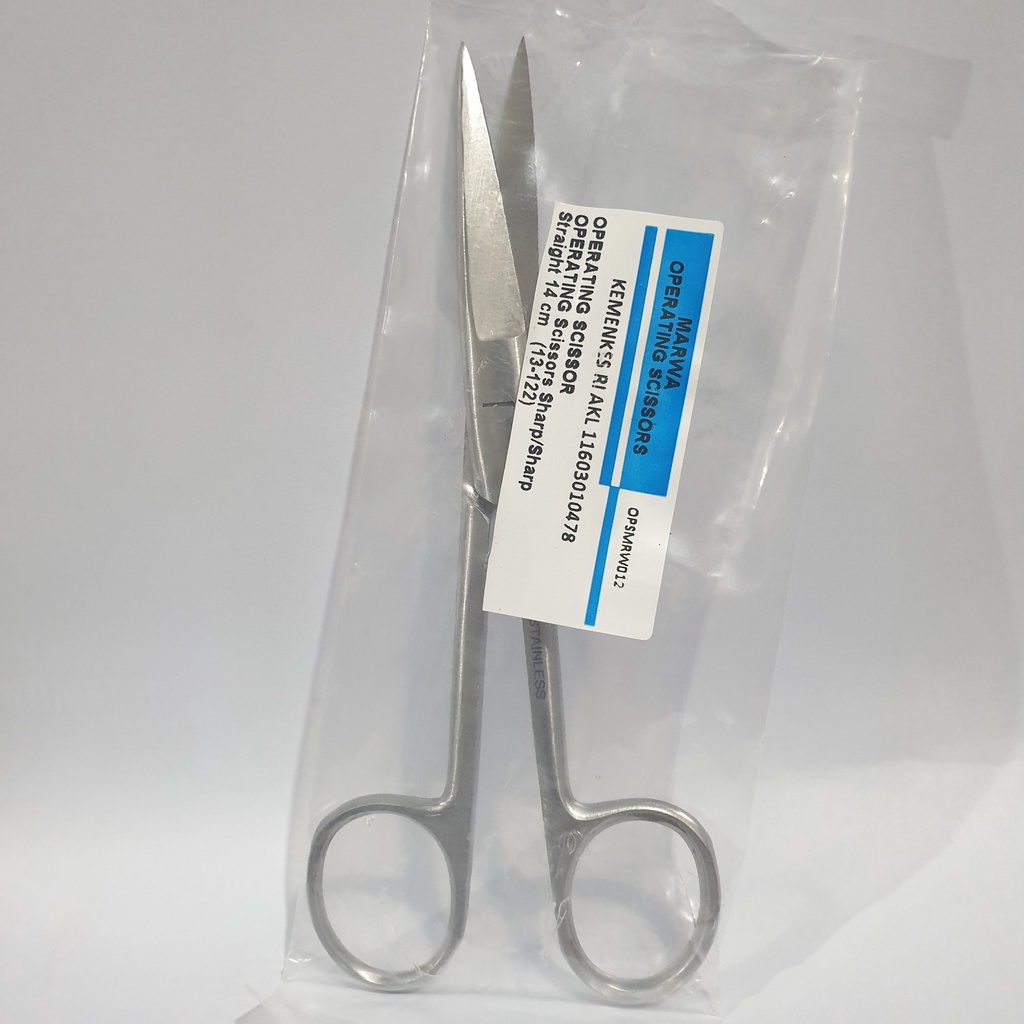 Jual Gunting Bedah Operasi 14 Cm Gunting Tajam Lurus Operating Scissor ...