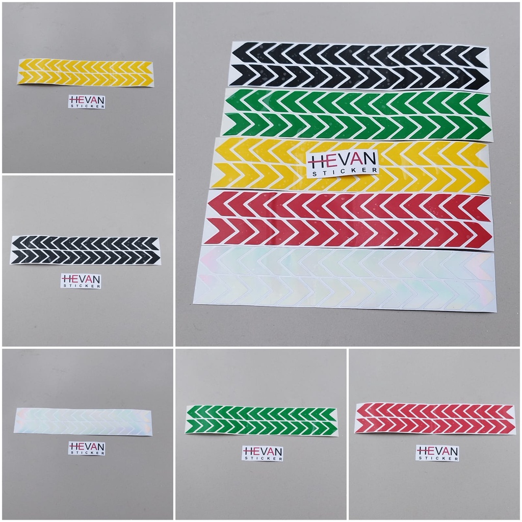 Jual Sticker Panah Garis Polisi Sticker Box Motor Cutting Stiker ...