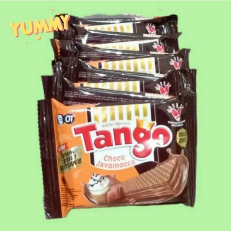 Jual Tango Wafer Java Mocca Tanggo Renceng Isi 10 Sachet Shopee Indonesia 