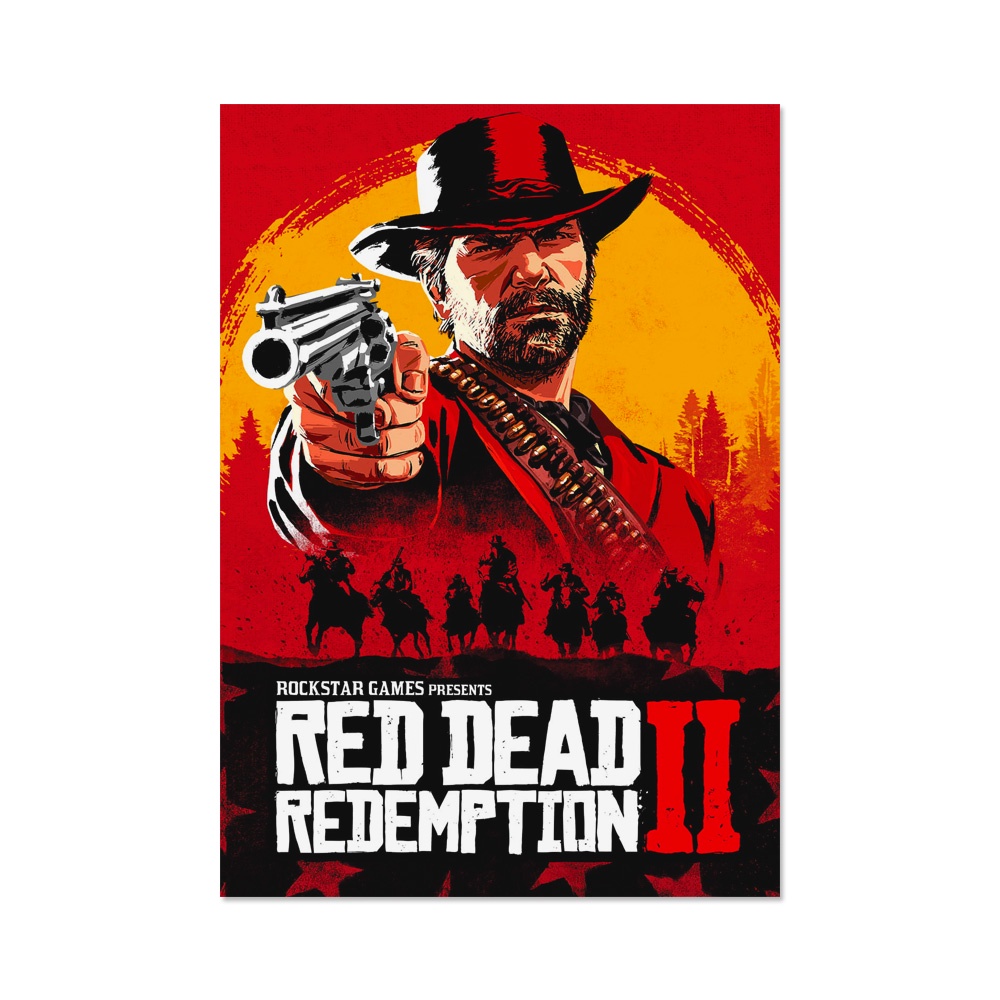 Jual POSTER RED DEAD REDEMPTION 2 | POSTER GAME A2 A3 A4 | Shopee Indonesia