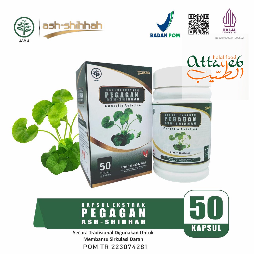 Jual Ekstrak Daun Pegagan Original 50 Kapsul Menambah Daya Ingat ...