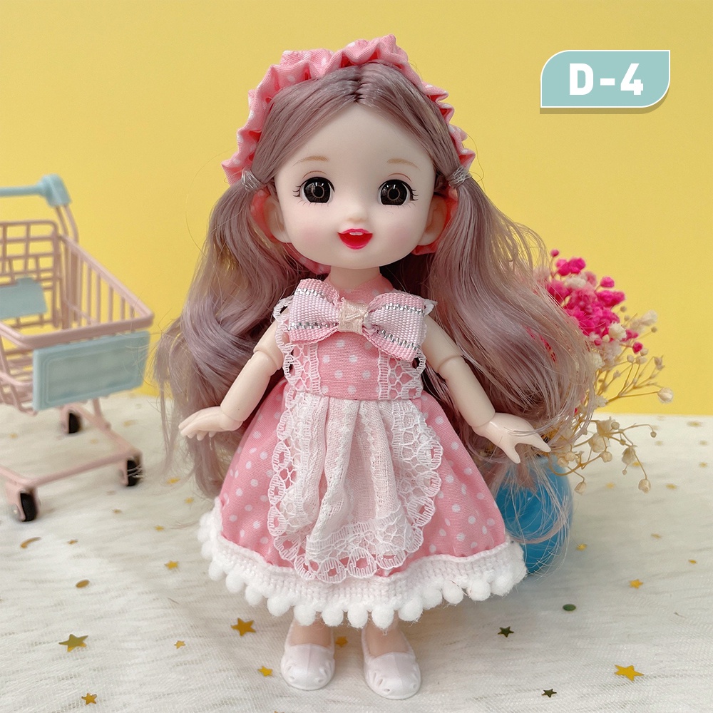 Jual BEVAVAR 17cm Mainan Bjd doll boneka yuna DIY princess girls gift ...