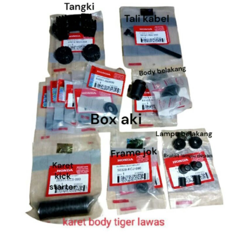 Jual karet set Honda Tiger lawas original | Shopee Indonesia