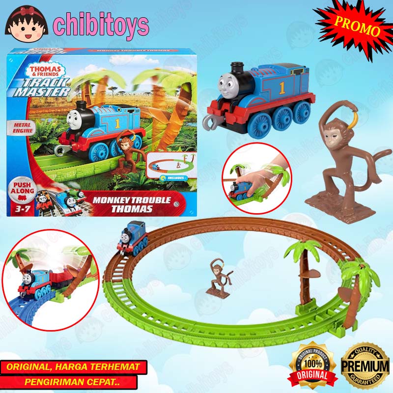 Jual THOMAS & FRIENDS TRACK MASTER MONKEY TROUBLE THOMAS - ORIGINAL ...