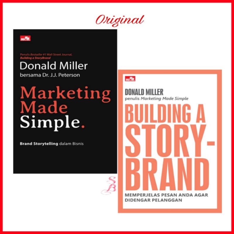 Jual Paket 2 Buku Marketing Made Simple & Building A Story Brand By ...