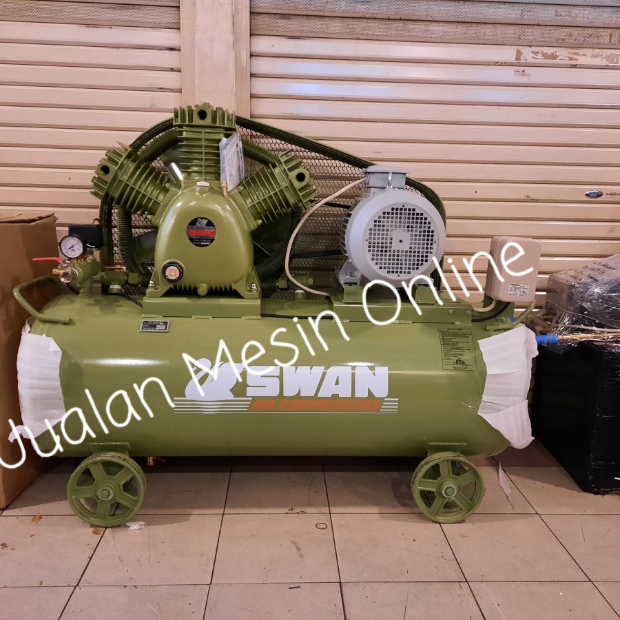 Jual SWAN AIR COMPRESSOR 7,5 HP S SERIES SWP - 307 KOMPRESOR ANGIN ...